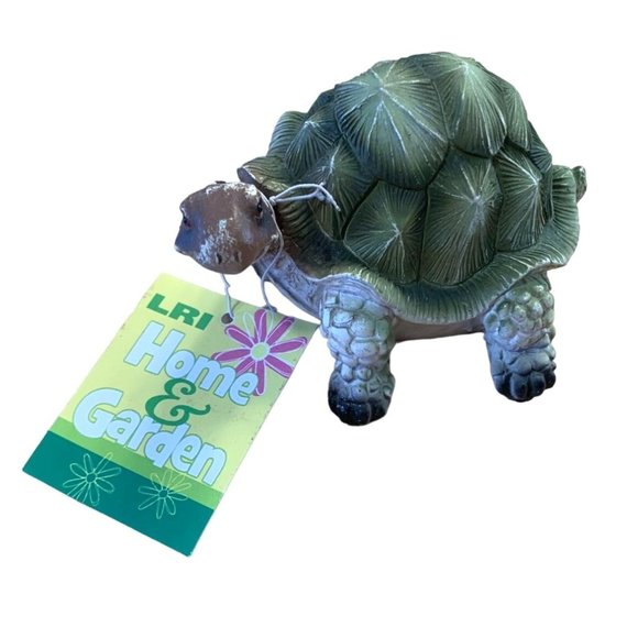 LRI | Accents | New Box Turtle Figurine Figure Resin Lri 45 In Length ...